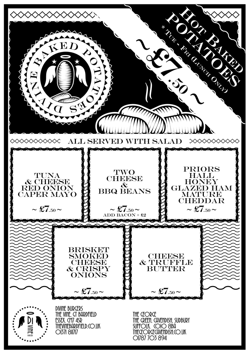 Menu – THE GEORGE CAVENDISH